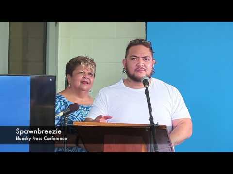 Reggae Artist Spawnbreezie during Bluesky's Press Conference - YouTube