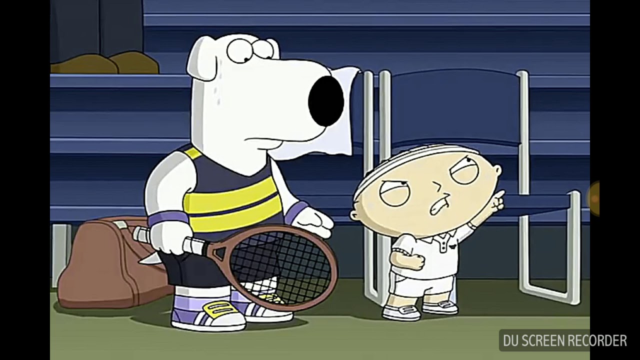 Stewie tennis rage!!!! - YouTube