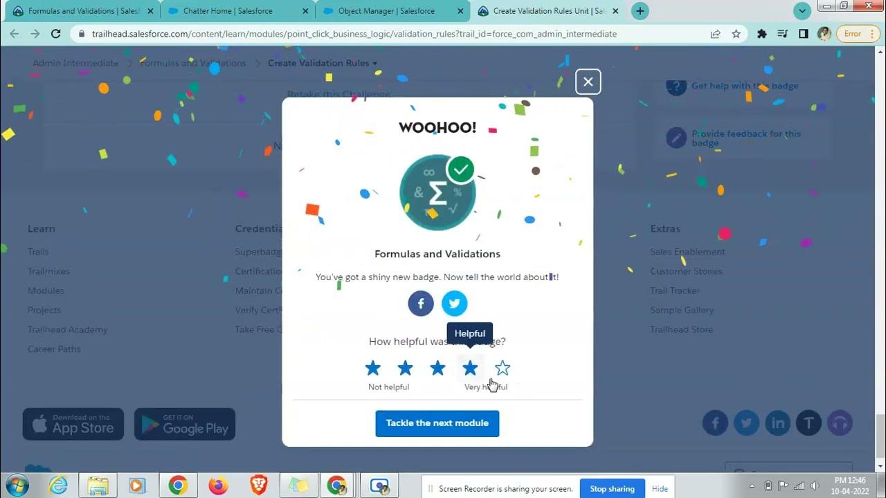 Create Validation Rules | Formulas and Validations - YouTube
