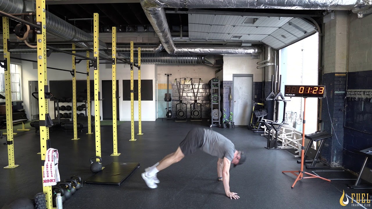 plank jump - YouTube