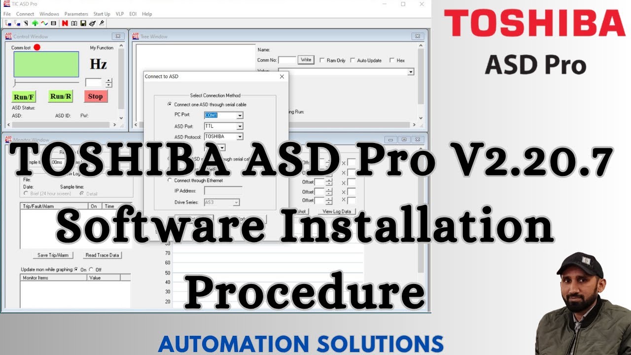 TOSHIBA Drives ASD Pro V2.20.7 Software Installation Procedure. - YouTube