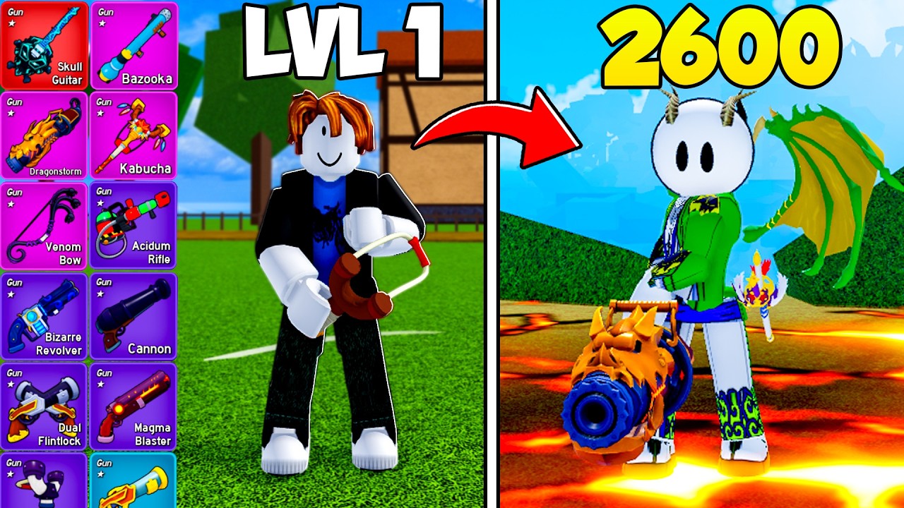 Noob to PRO avec les GUN REWORK ! (c'est trop dure) - YouTube