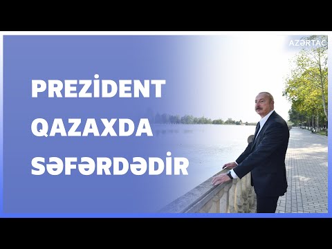 Prezident İlham Əliyev Qazax rayonuna səfər edib