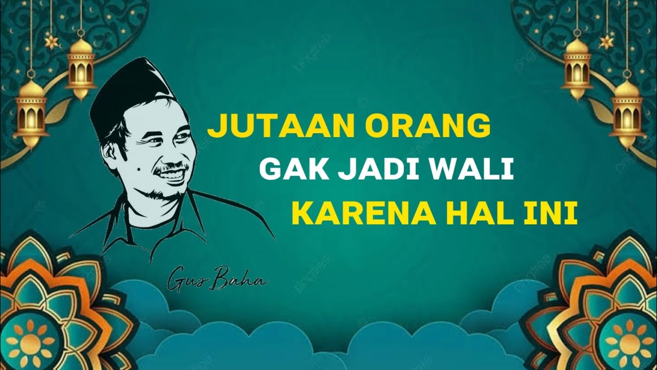 Mudah latihan jadi wali dengan hal hal keseharian,semua orang bisa (GUS ...