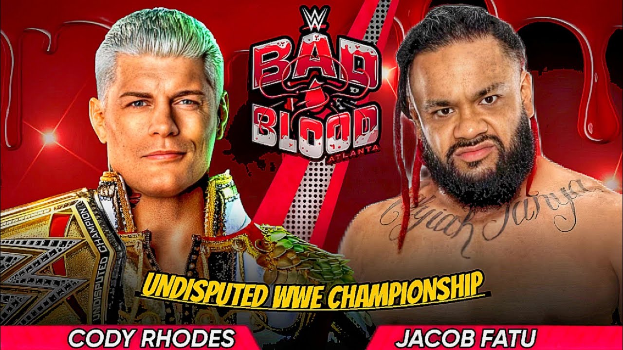 Cody Rhodes vs Jacob Fatu Undisputed WWE Championship Full Match WWE ...