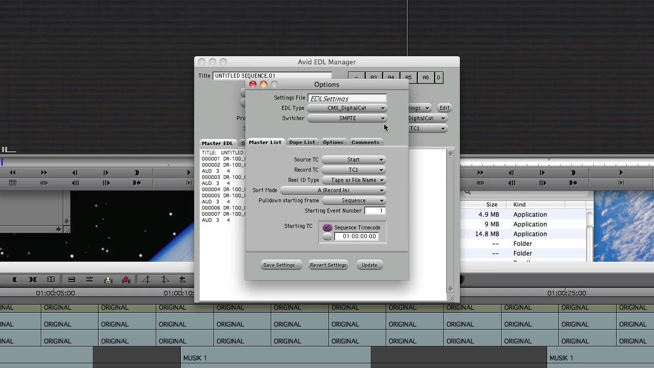Avid EDL GEMA tutorial - YouTube