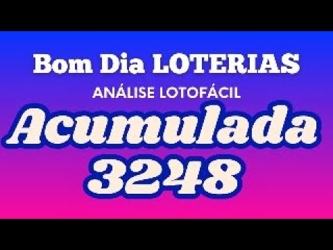 LIVE com analise para LOTOFÁCIL ACUMULADA 3248🏆🎯🍀 - YouTube