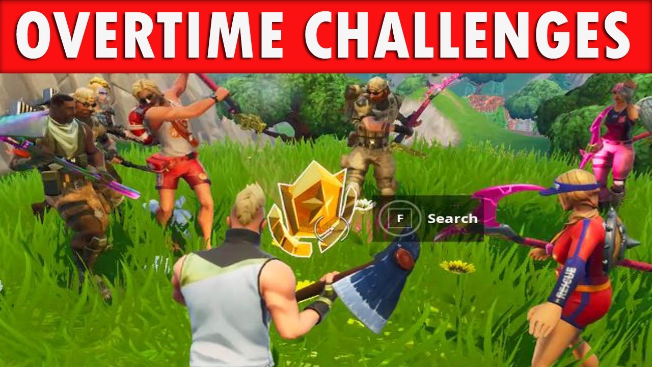 Fortnite Overtime Challenges *FREE REWARDS* CHAPTER 2 SEASON 2 - YouTube