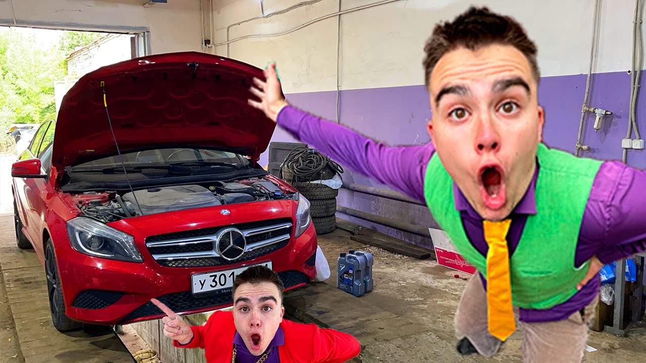 Mr. Joe's Brother Smashed Hood with Hammer VS Mr. Joe on Mercedes Kids ...