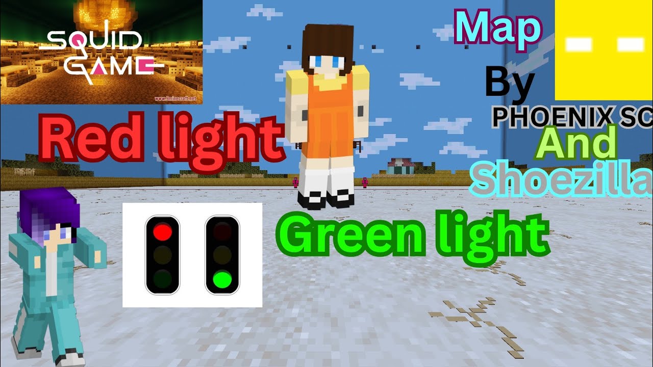 Mc Squid game Red light, Green Light - YouTube