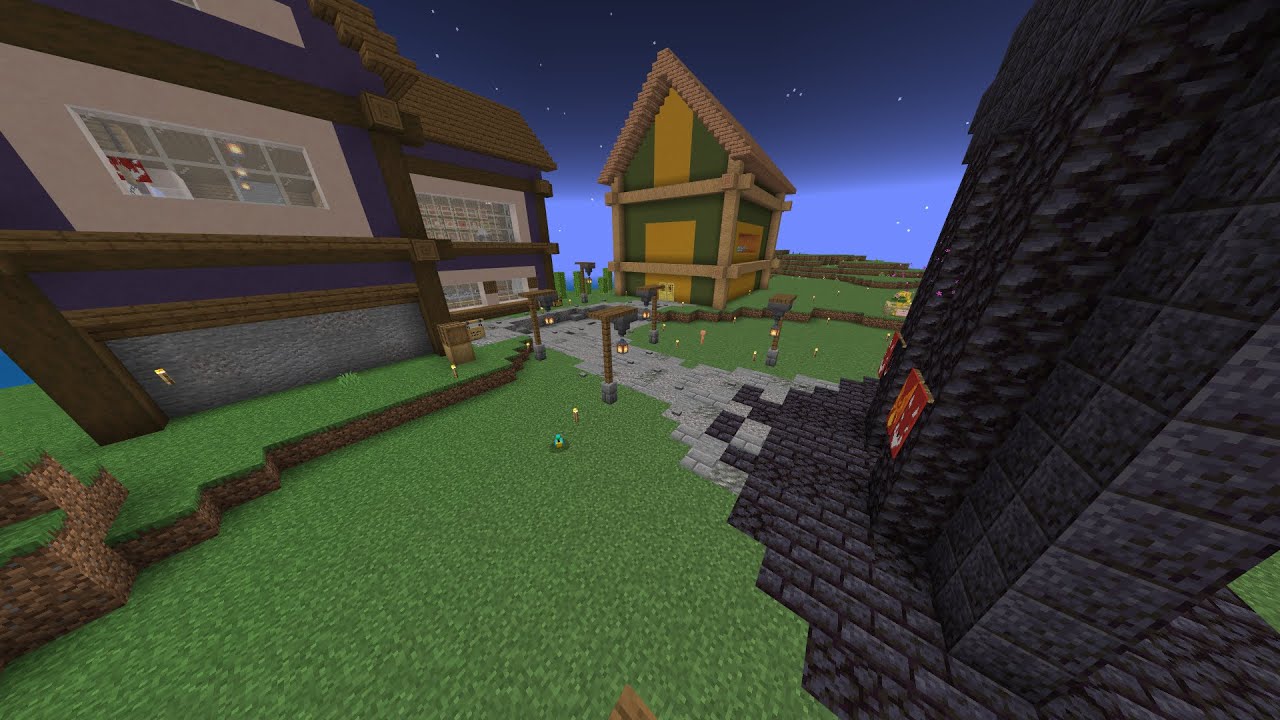 I built a little road (and got stalked) on Eclipse MC - YouTube