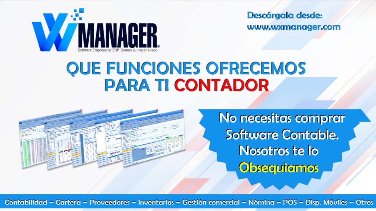 WX Manager - Gratuito para Contadores - Software Contable ...