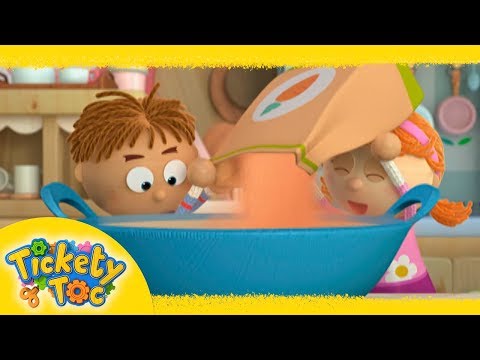 LA HORA DE HORNEAR UN PASTEL 🎂 TICKETY TOC ⏰ Episodio 10 | Temporada 1