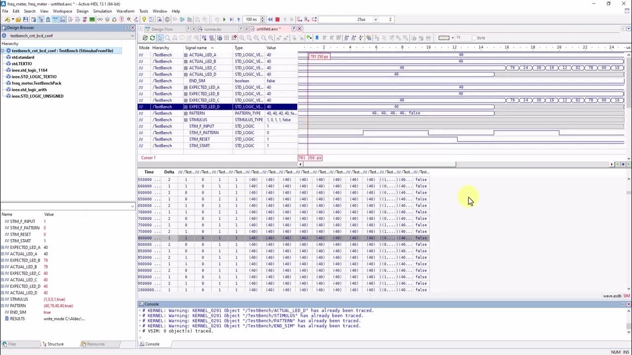 24 Active Hdl™ V131 Debugging Waveform Viewer Youtube