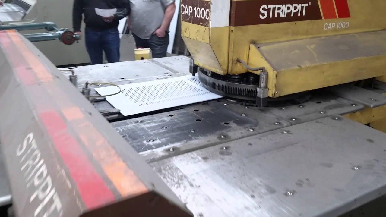 USED STRIPPIT CNC TURRET PUNCH PRESS MODEL: CAP 1000 YEAR: 1984 Stock ...