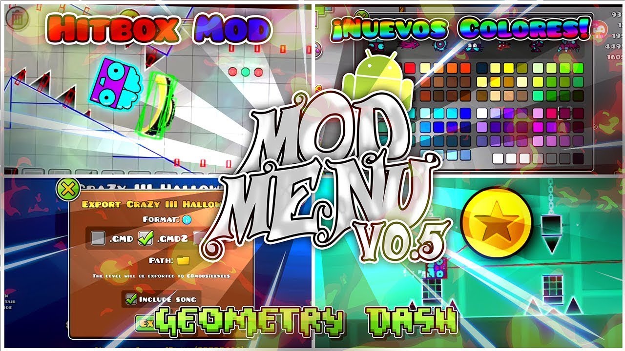 ¡El Mod Menu v0.5 está Bugueado! - Hitbox Mod, Color Palette, Coin ...