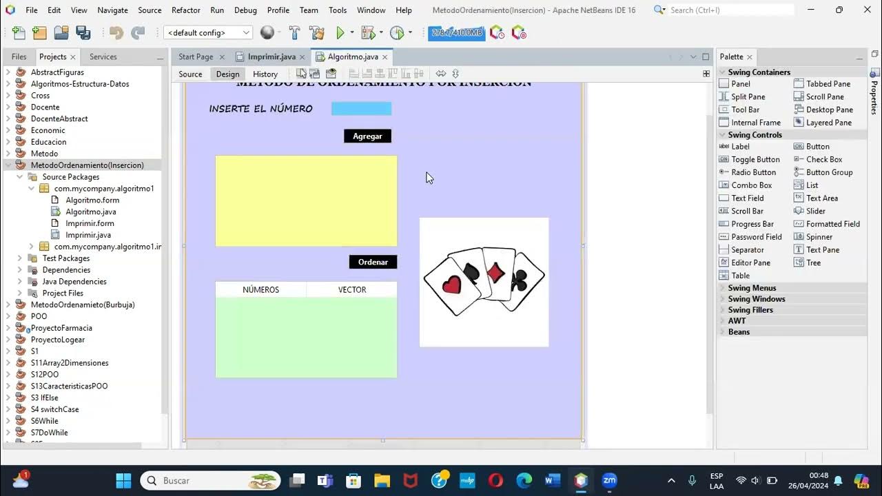 Método Inserción en java (Formulario) - YouTube
