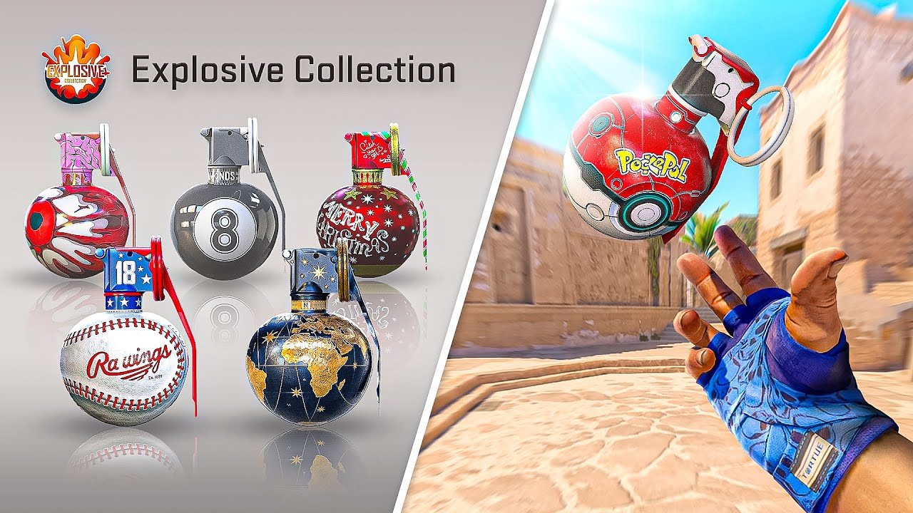 CHEGOU O MOMENTO... Primeira COLEÇÃO de SKINS de GRANADAS no CS 2 é ...