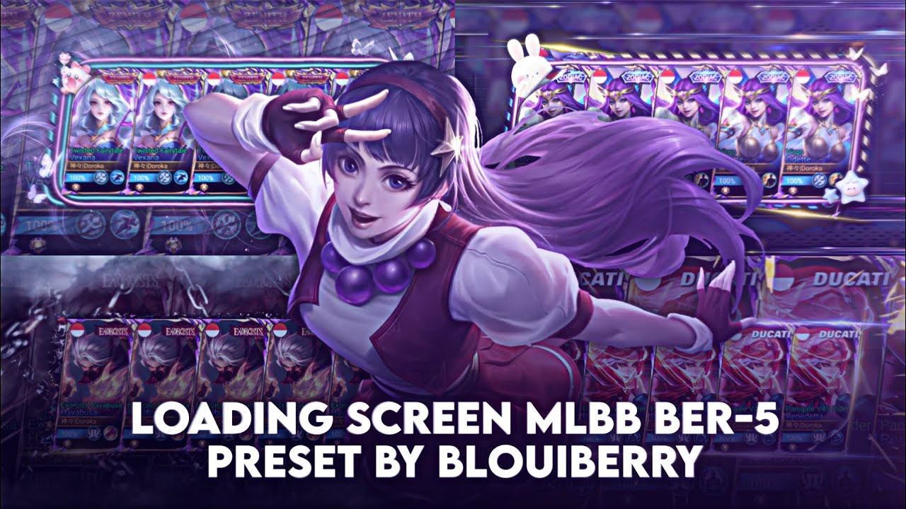 4 Preset Loading Screen MLBB Ber-5 by Blouiberry - YouTube