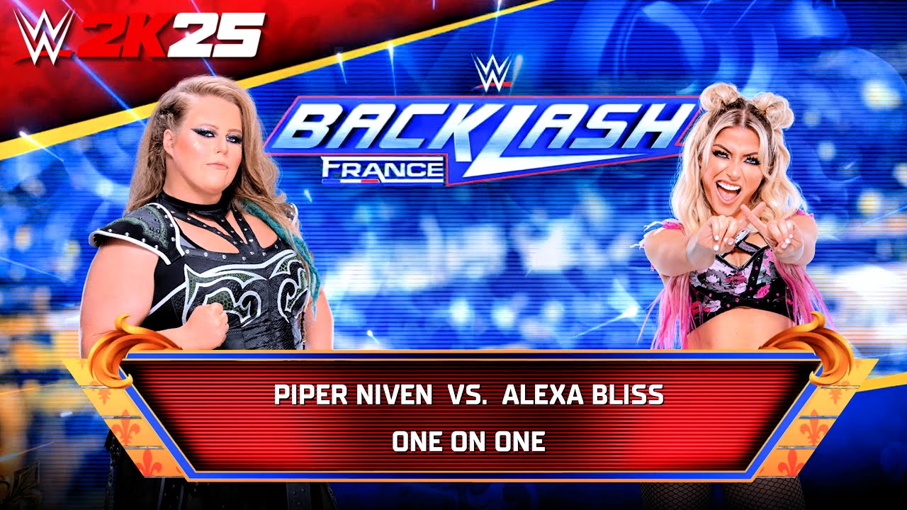WWE 2K25 - Piper Niven vs. Alexa Bliss feat. Chelsea Green [FULL MATCH ...