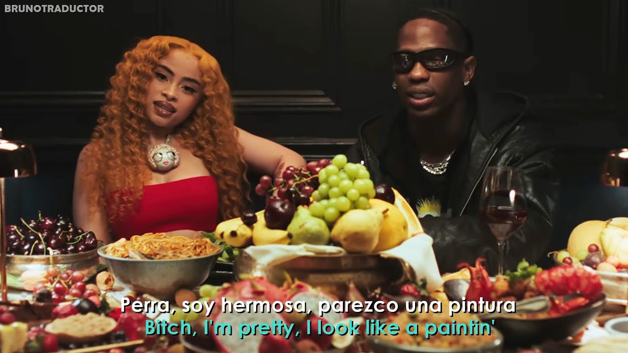 Ice Spice, Travis Scott - Oh Shhh... // Lyrics + Español // Video ...