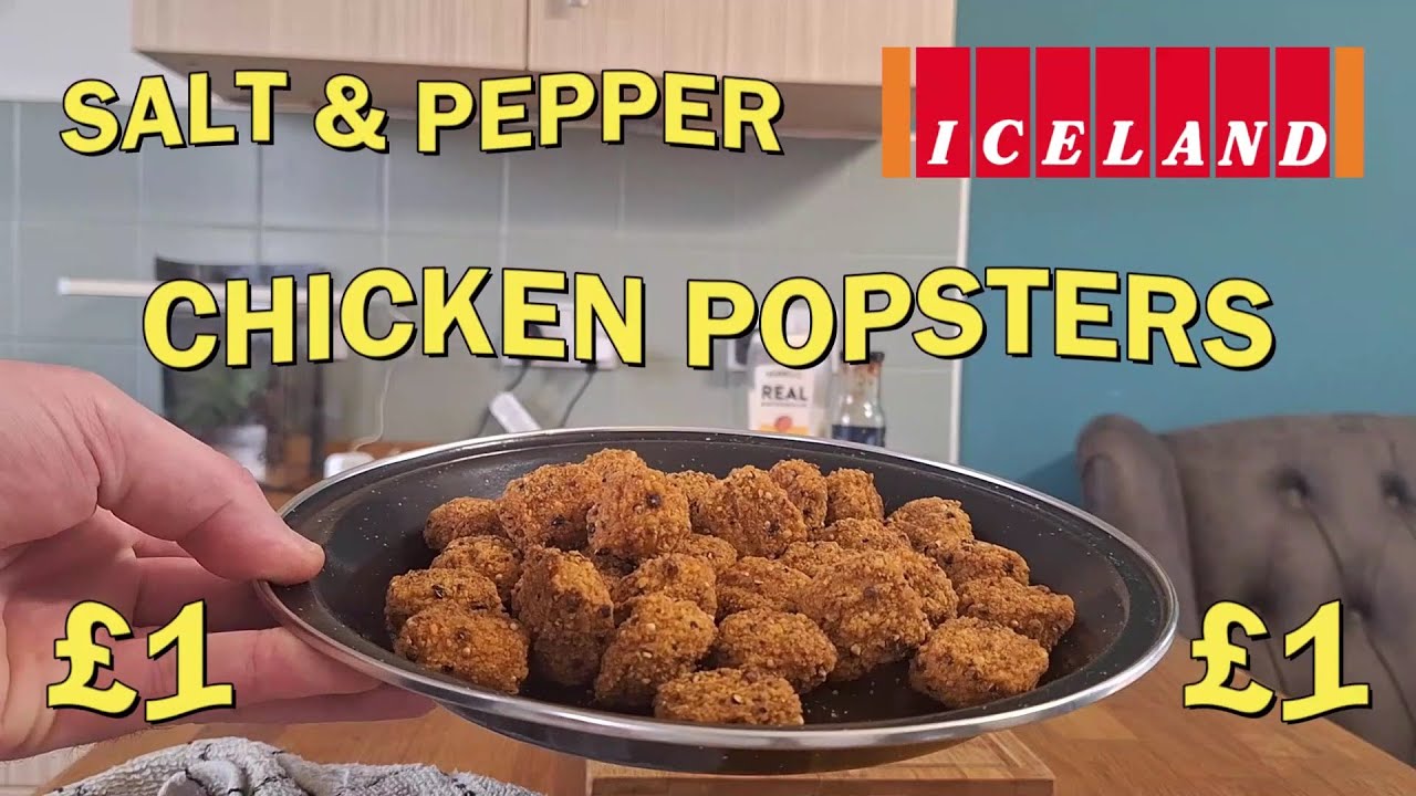 Iceland Salt & Pepper Chicken Popsters £1 BARGAIN - YouTube