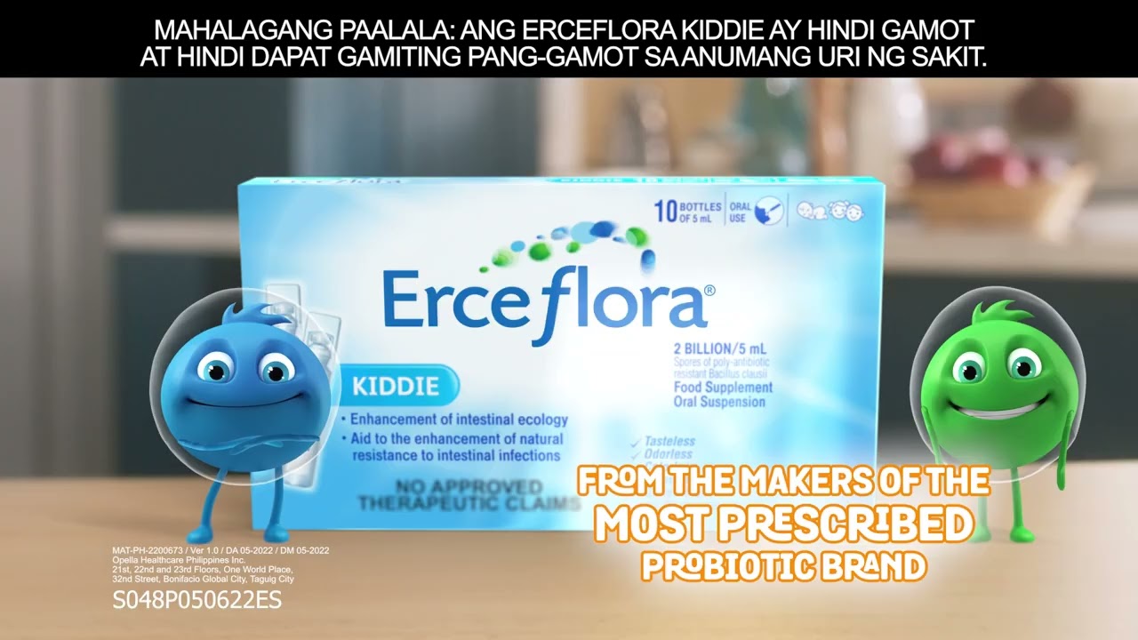Basta probiotics, Erceflora Kiddie. - YouTube