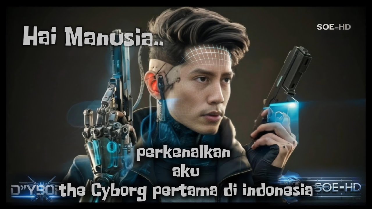 Perkenalkan aku adalah robot the Cyborg pertama di indonesia dan asia ...