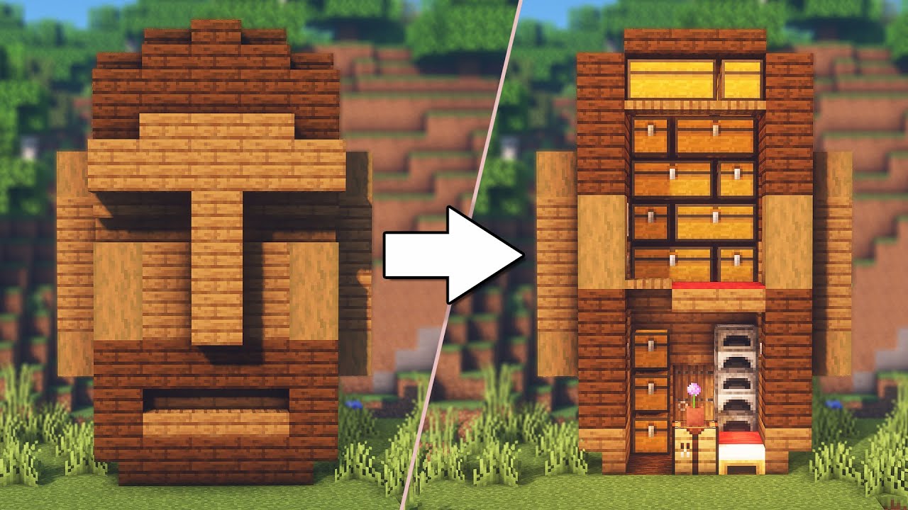 How to Build a Head Base in Minecraft! (Tutorial) - YouTube