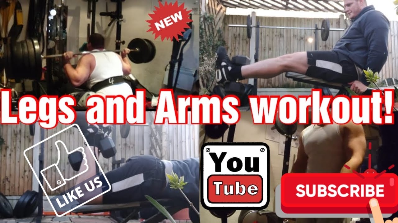 ISOLATED HOME LEG AND ARMS WORKOUT - YouTube