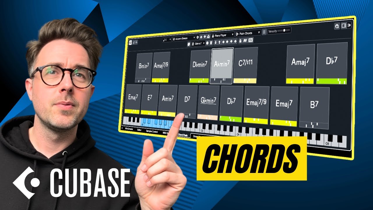 Create a Chord Progression with Ease | Your First Steps in Cubase - YouTube