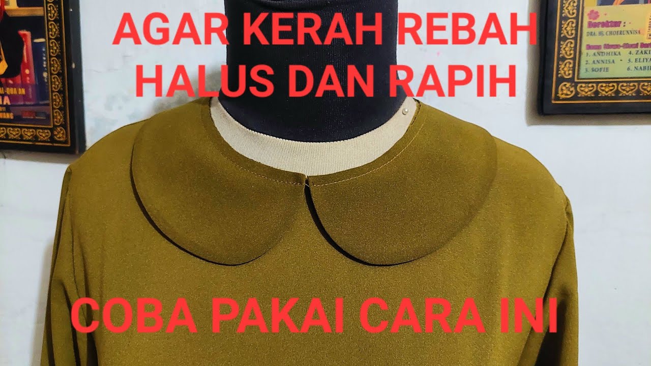 CARA BUAT KERAH REBAH DENGAN HASIL HALUS,MULUS,DAN RAPI. - YouTube
