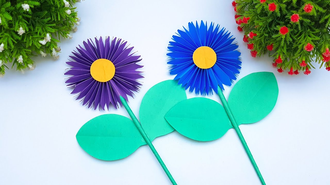 Diy Easy Paper Flowers Making Ideas | Amazing Origami Handmade Paper ...