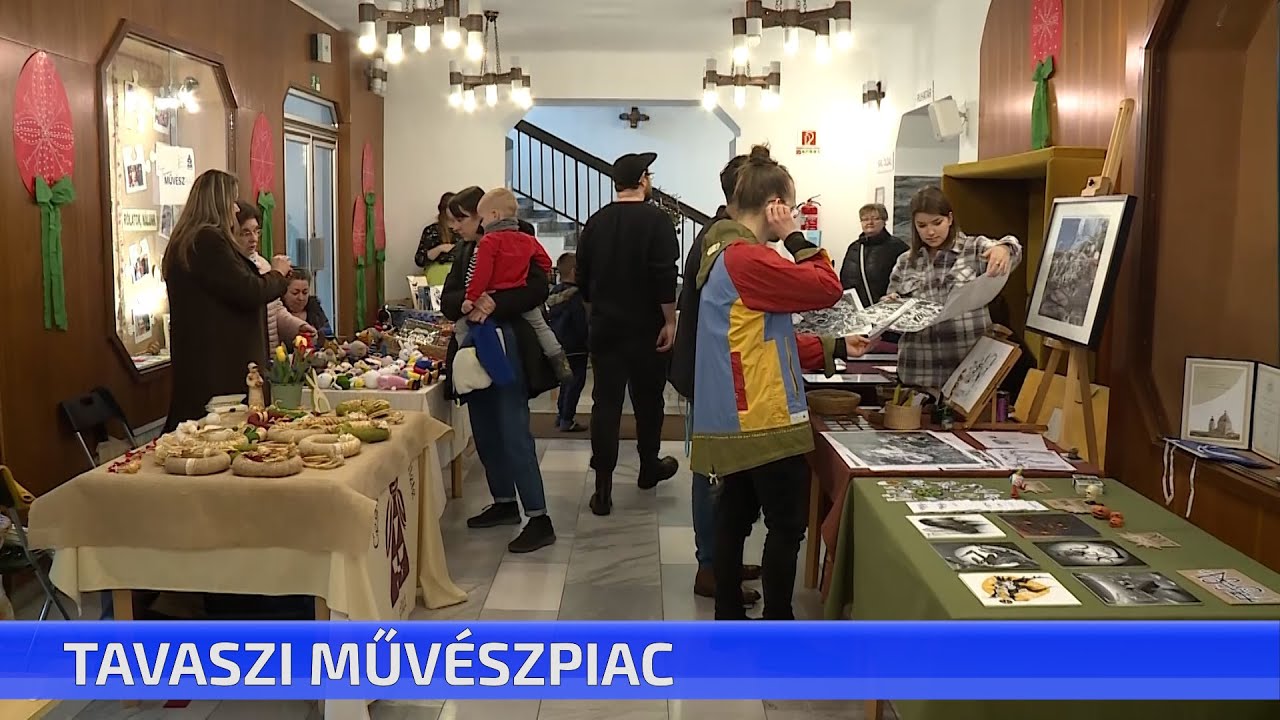 Tavaszi művészpiac - YouTube