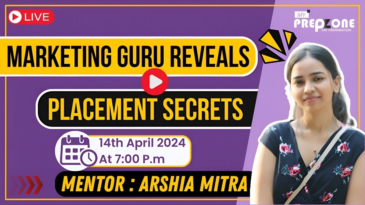 Placement Secrets Revealed by Marketing Guru | Career Booster Demo ...