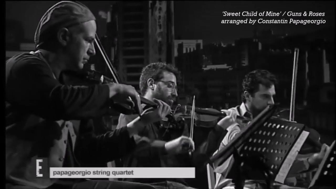 Papageorgio String Quartet, Cyprus - Sweet Child of Mine/Guns & Roses ...