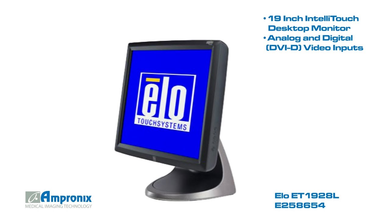 Elo ET1928L E258654 IntelliTouch Desktop Sales | Service | Repair | Exchange | Replacement - YouTube