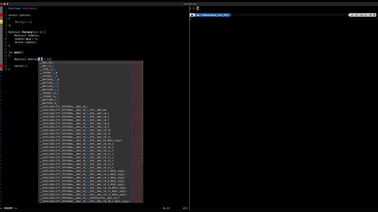 Structs Arrays C Youtube