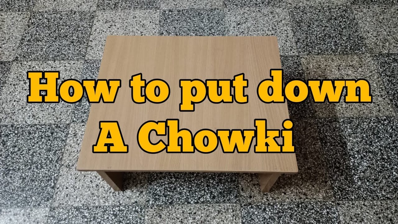 How to put down a Chowki | Montessori activity for kids | Exercise of ...