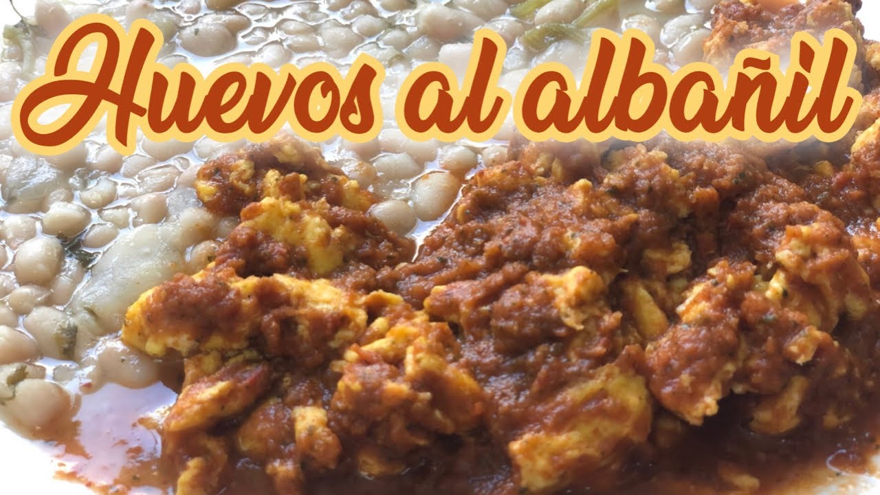 HUEVOS AL ALBAÑIL FÁCILES DE PREPARAR - MARINA COCINA - YouTube