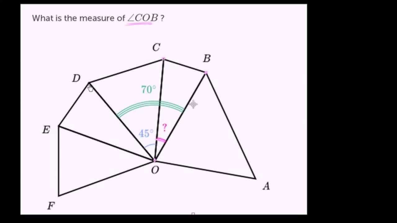 Decomposing an angle - YouTube