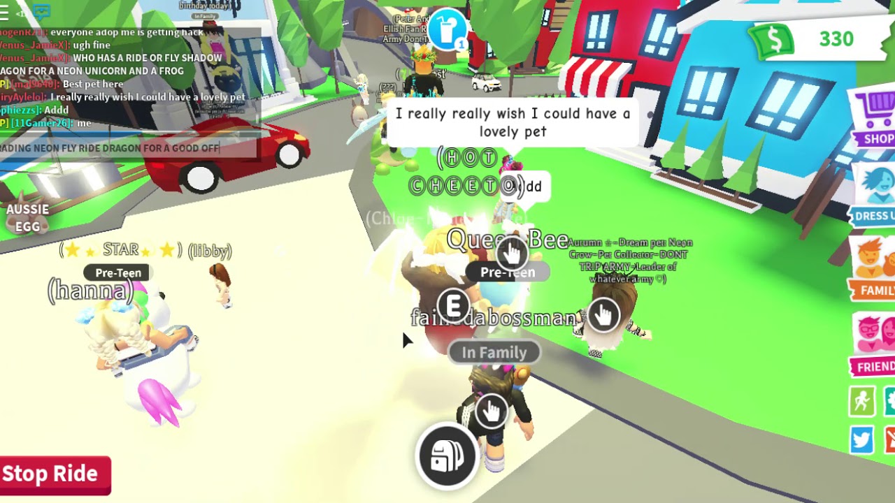 WHAT PEOPLE TRADE FOR *NEON* RIDE FLY DRAGON IN ADOPT ME - YouTube