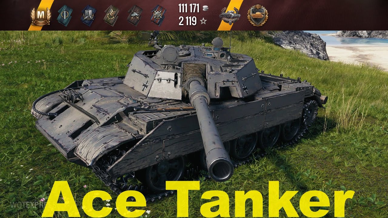 World of Tanks (WoT) - T 54D - Ace Tanker - [4K] - YouTube