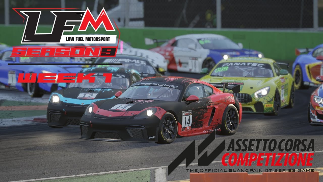 LFM Week 1 | GT4, GT3 | Monza, Brands Hatch | Assetto Corsa ...