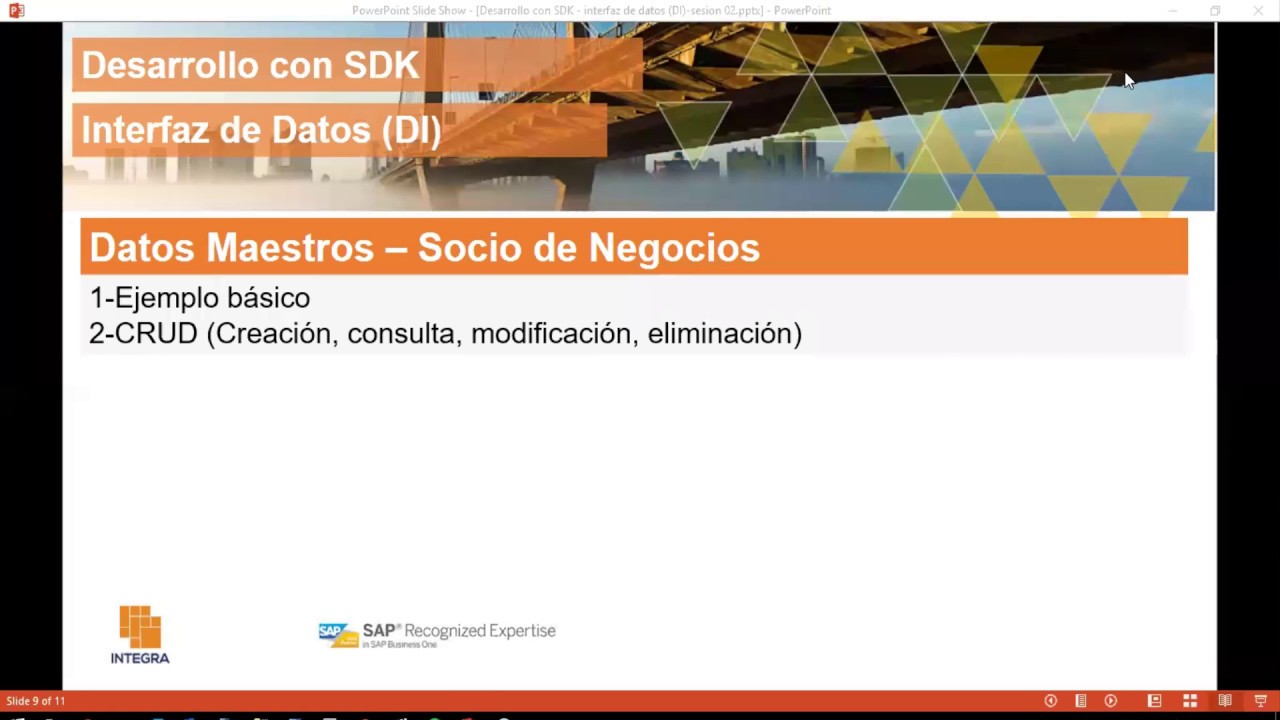 SDK Interfaz de Datos (DI) - Ejemplo: Creando clientes - YouTube