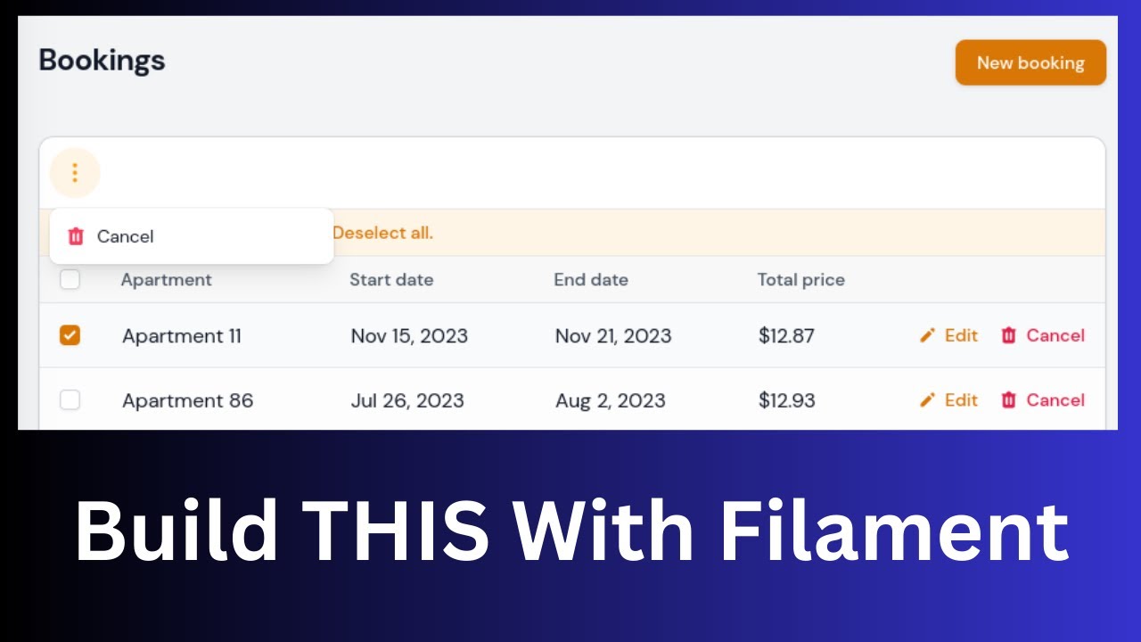 Filament Adminpanel for Laravel API Project: New Course - YouTube