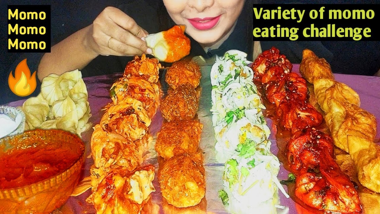 6 DIFFERENT TYPES OF MOMOS | MOMOS EATING CHALLENGE | MOMOS CHALLENGE 🔥 ...