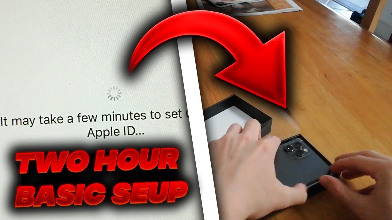 IPHONE 12 PRO UNBOXING!! TOOK 2 HOURS TO SET UP BECAUSE ERROR ...