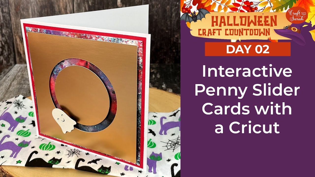How to Make a Penny Slider Card: 4 Free Templates 🦇 HCC Day 02 - YouTube