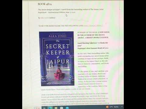 The Secret Keeper of Jaipur: A novel - YouTube